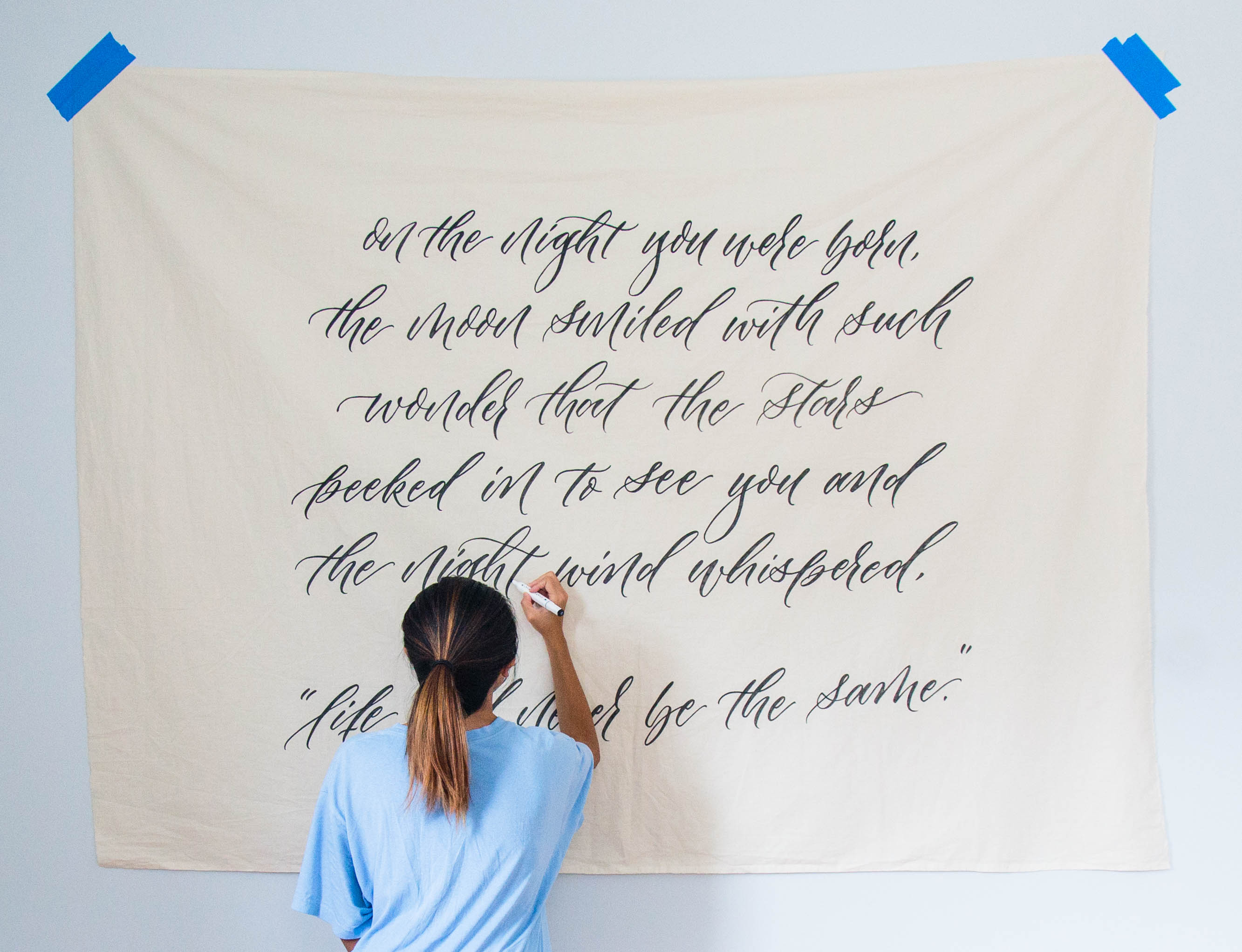 Wispy Letters - Calligraphy Portfolio