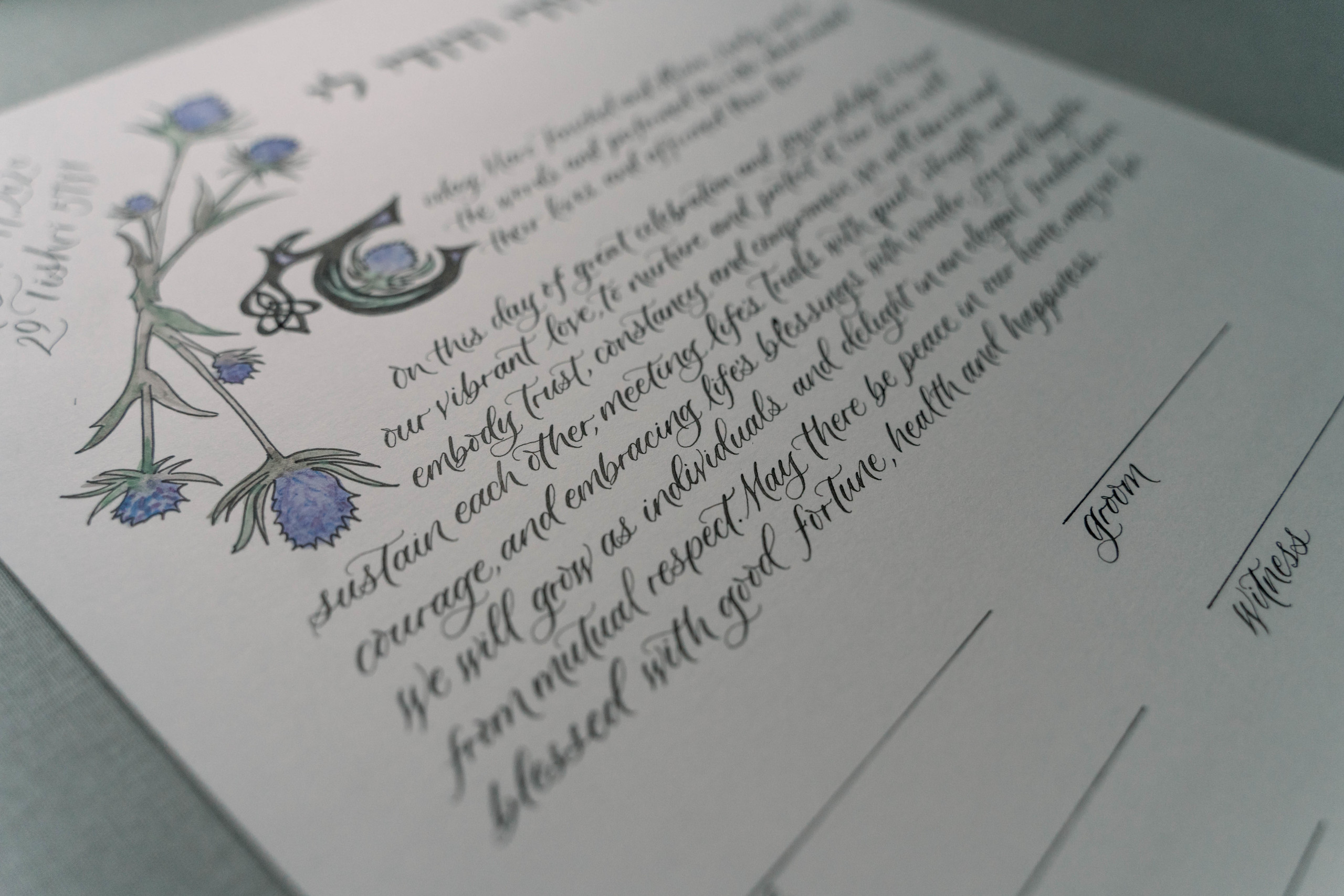 Wispy Letters - Calligraphy Portfolio